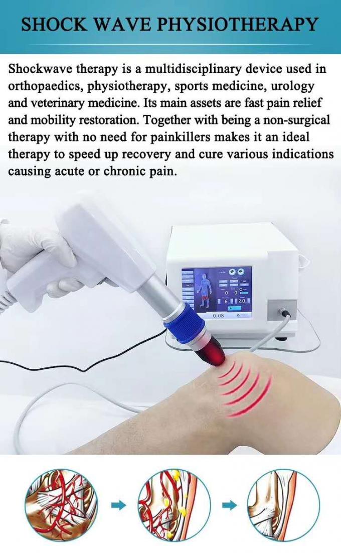 Eswt 21HZ Shockwave Therapy Device Cellulite Portable Clinic Use