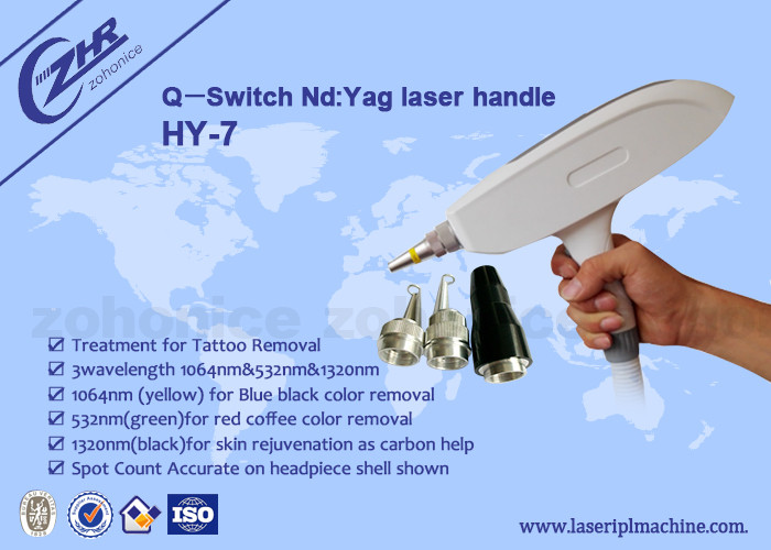 Professional 1064nm & 532nm 1032nm 2 in 1 long pulse laser tattoo ...