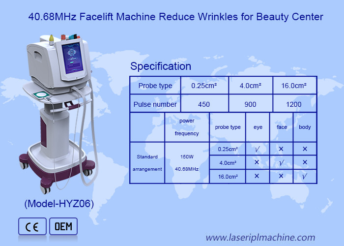 3in1 40.68MHz Focused Thermolift RF Skin Tightening Body Firming Machine